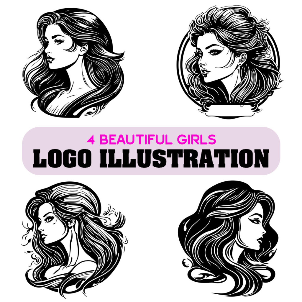 Beautiful Girls Logo illustration - MasterBundles