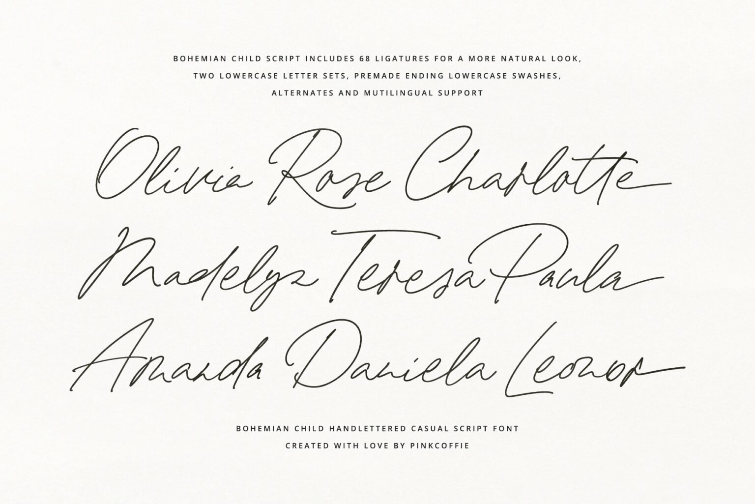 Bohemian Child | Handwritten Script – MasterBundles