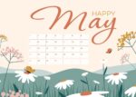 Free Month of May Calendar – MasterBundles