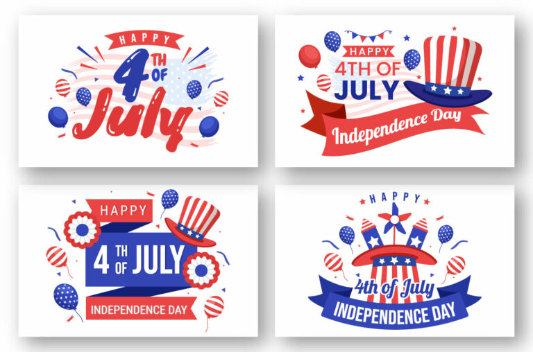 4th of July Independence Day USA Illustration - MasterBundles