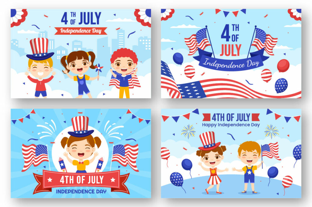 4th of July Independence Day USA Illustration - MasterBundles