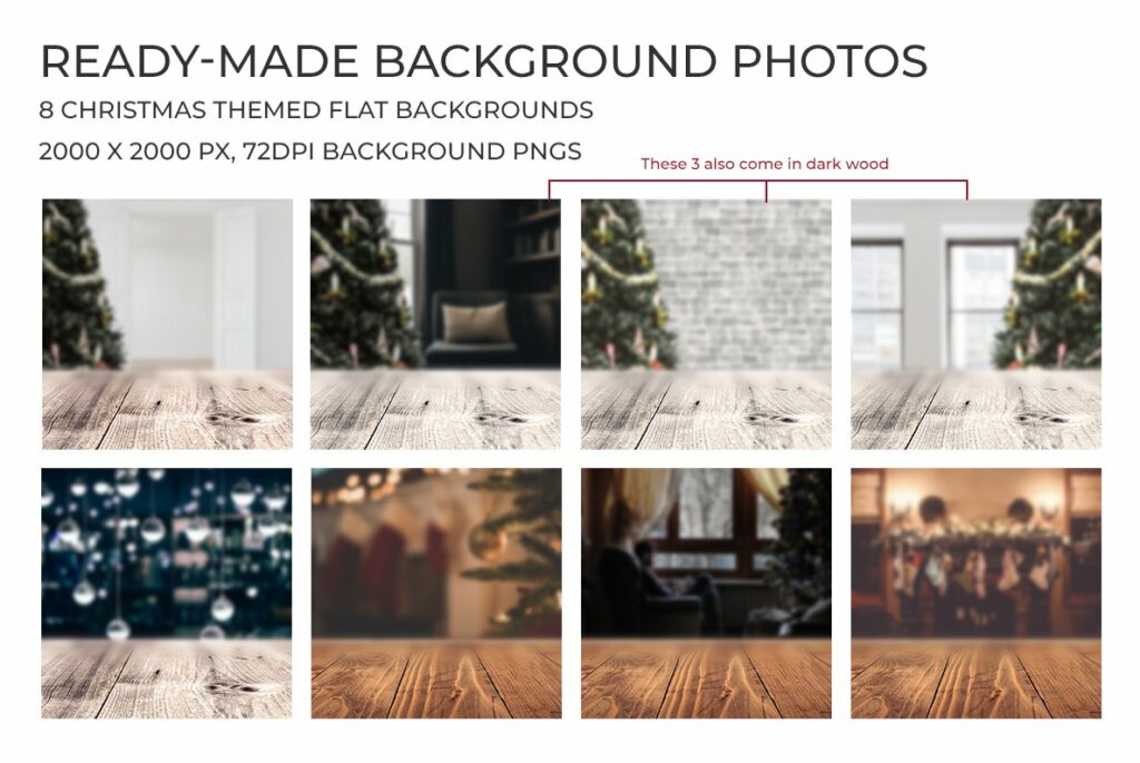 Christmas Scene Creator Backgrounds – MasterBundles