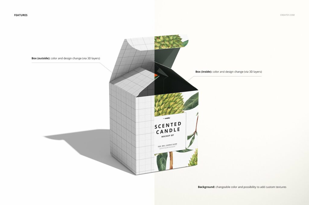30cl Candle Box Mockup Set – MasterBundles