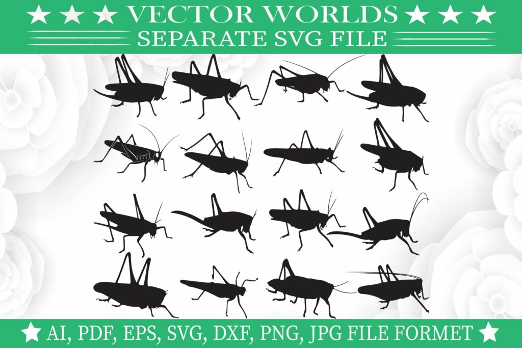 Locust grasshopper Svg, Animal Svg – MasterBundles