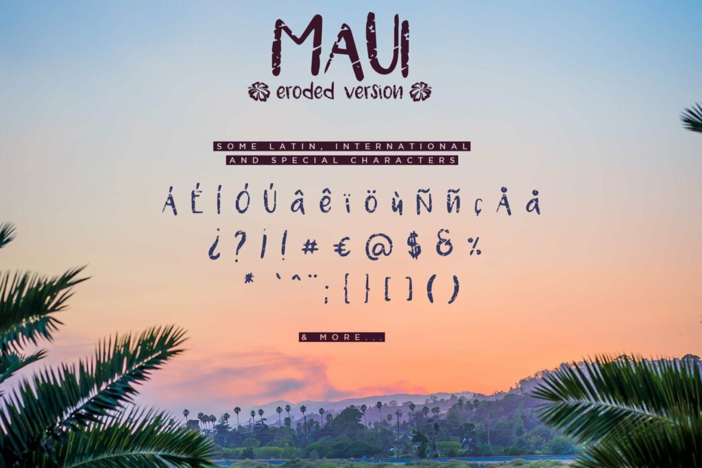Maui - 2 Versions Handwritten Font – MasterBundles