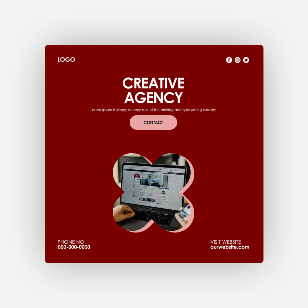 Creative Agency Poster Design Templates - MasterBundles