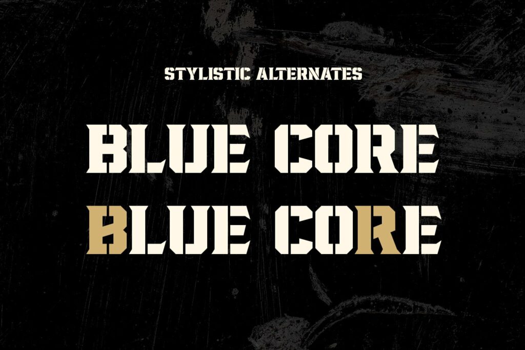 Fortuner - Stencil Font – MasterBundles