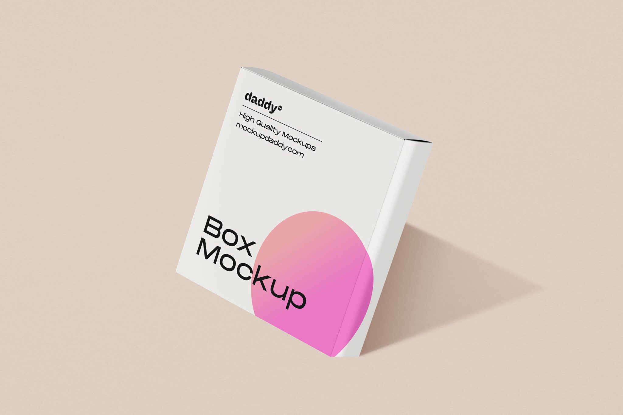 Thin Square Box Mockup – MasterBundles