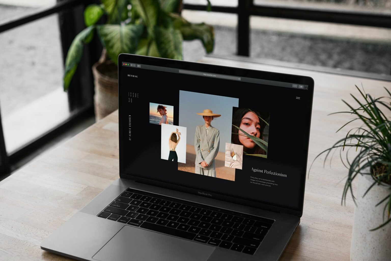 MacBook Pro Mock-Up Loft Style – MasterBundles