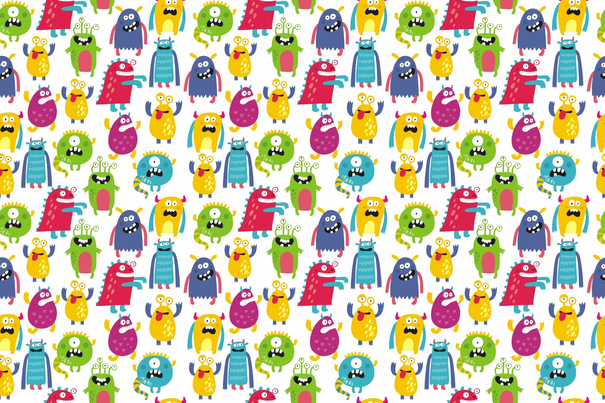 Cute vector monster – MasterBundles