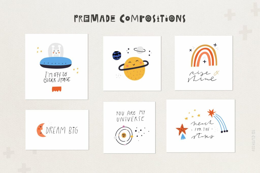 Outer Space Clipart Collection – MasterBundles