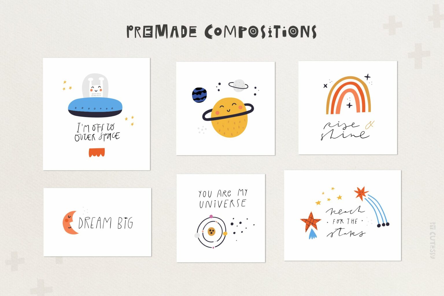 Outer Space Clipart Collection – MasterBundles