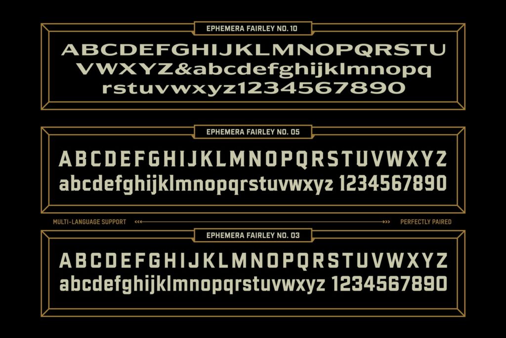 EFCO Fairley | Font Bundle 20% OFF – MasterBundles