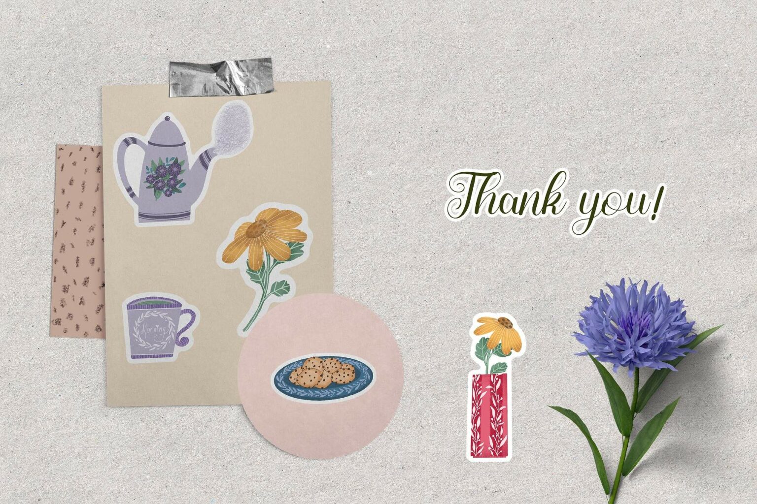 Afternoon tea sticker pack - MasterBundles