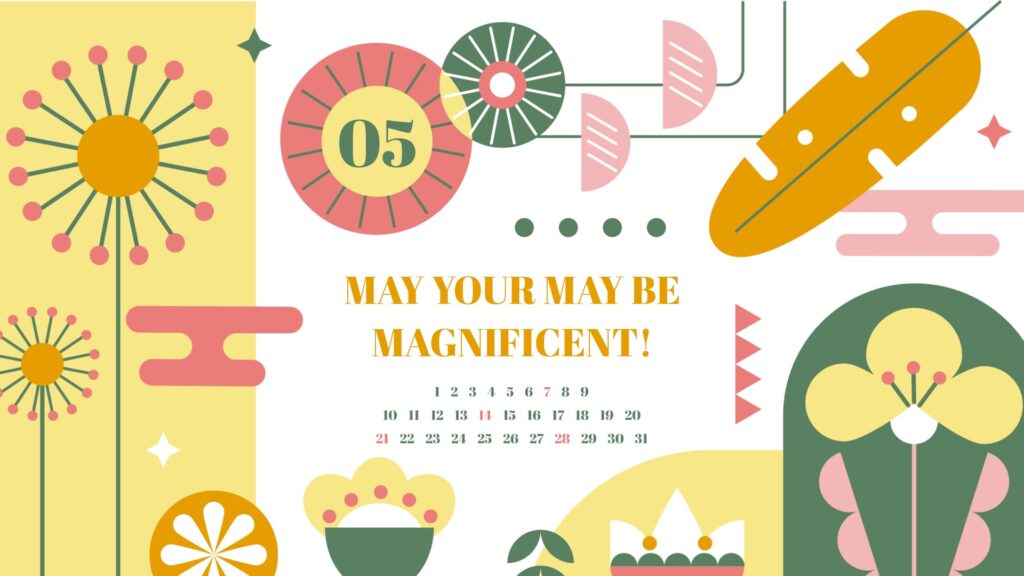 Free May Calendar Printable – MasterBundles