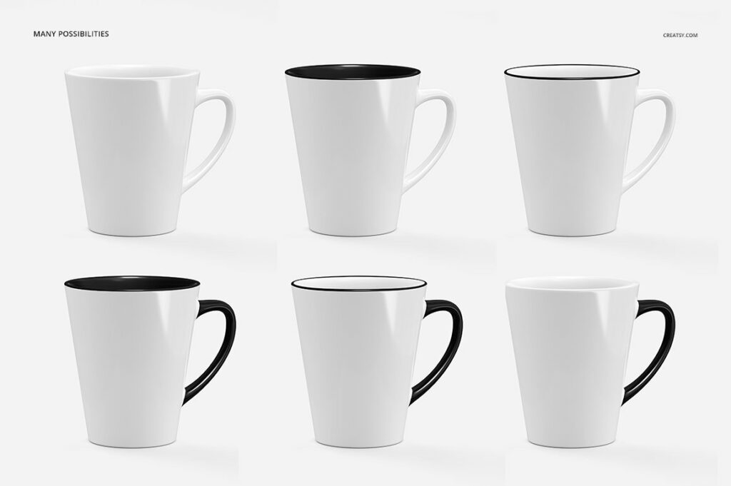 Cone Shape Mug Mockup Set – MasterBundles