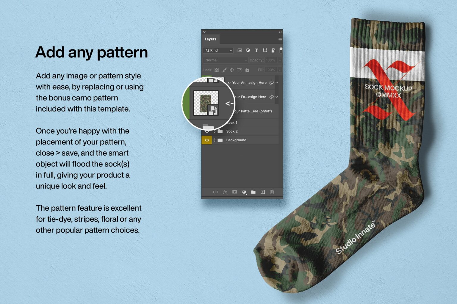 Sports Socks - Mockup – MasterBundles