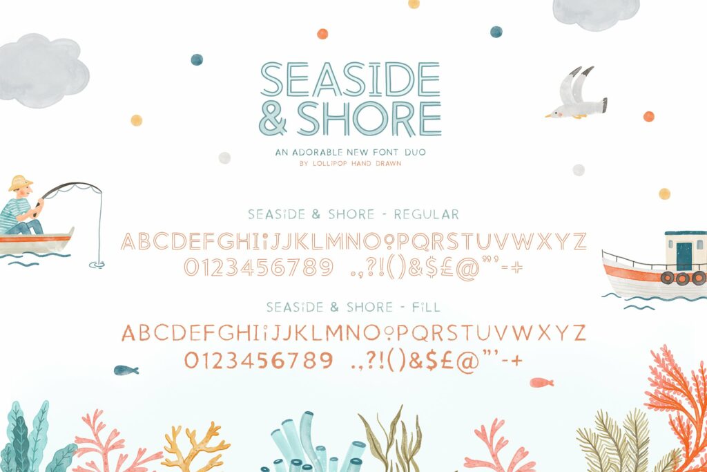 Seaside and Shore Font – MasterBundles