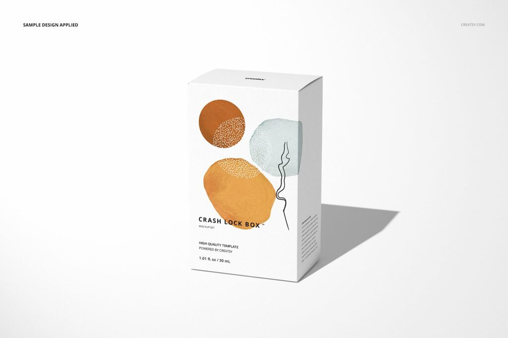 Tuck Top Crash Lock Box Mockup Set – MasterBundles