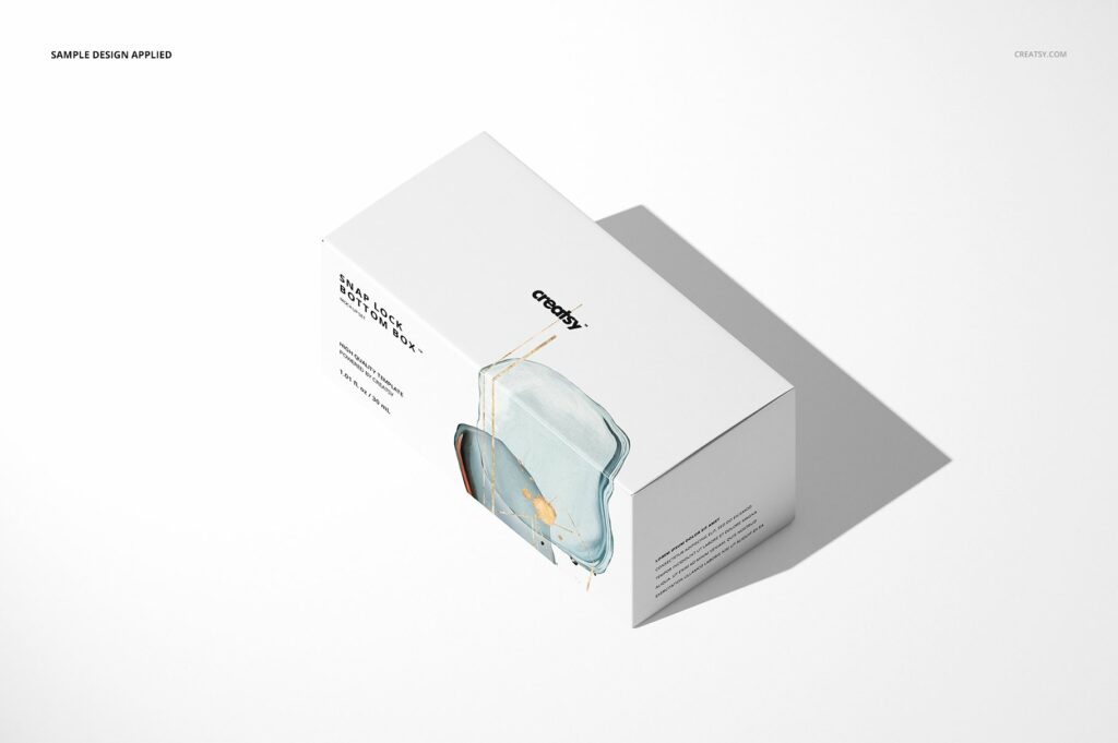 Snap Lock Bottom Box Mockup Set – MasterBundles