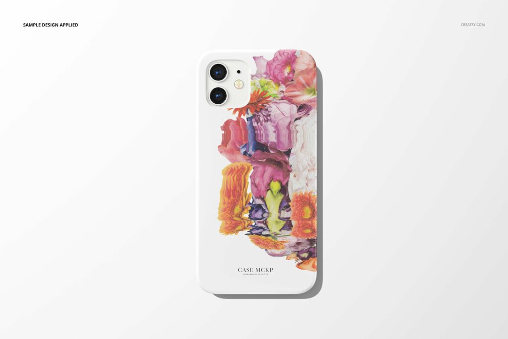 iPhone 12 Matte Snap Case 1 Mockup – MasterBundles