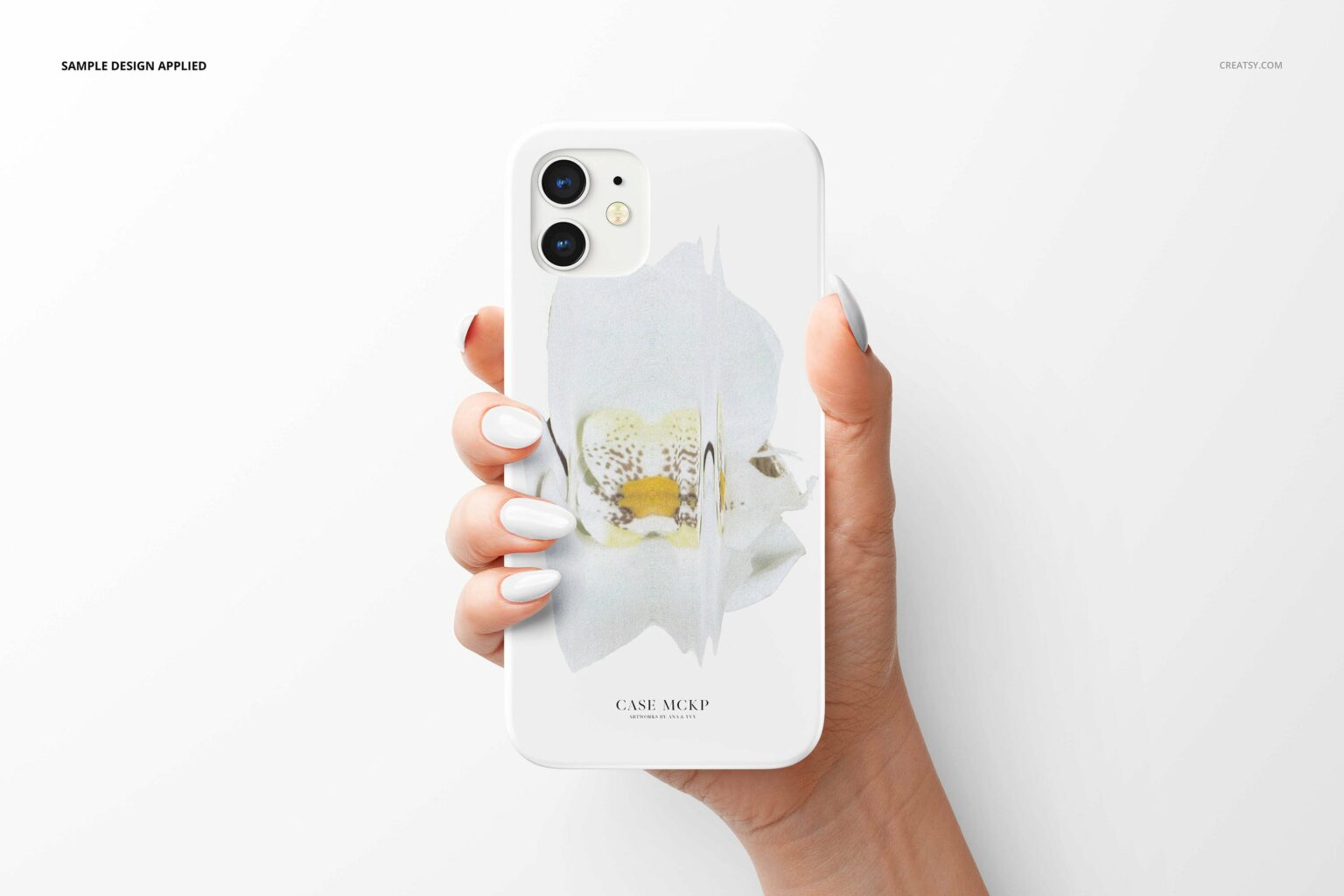 iPhone 12 Matte Snap Case 1 Mockup – MasterBundles