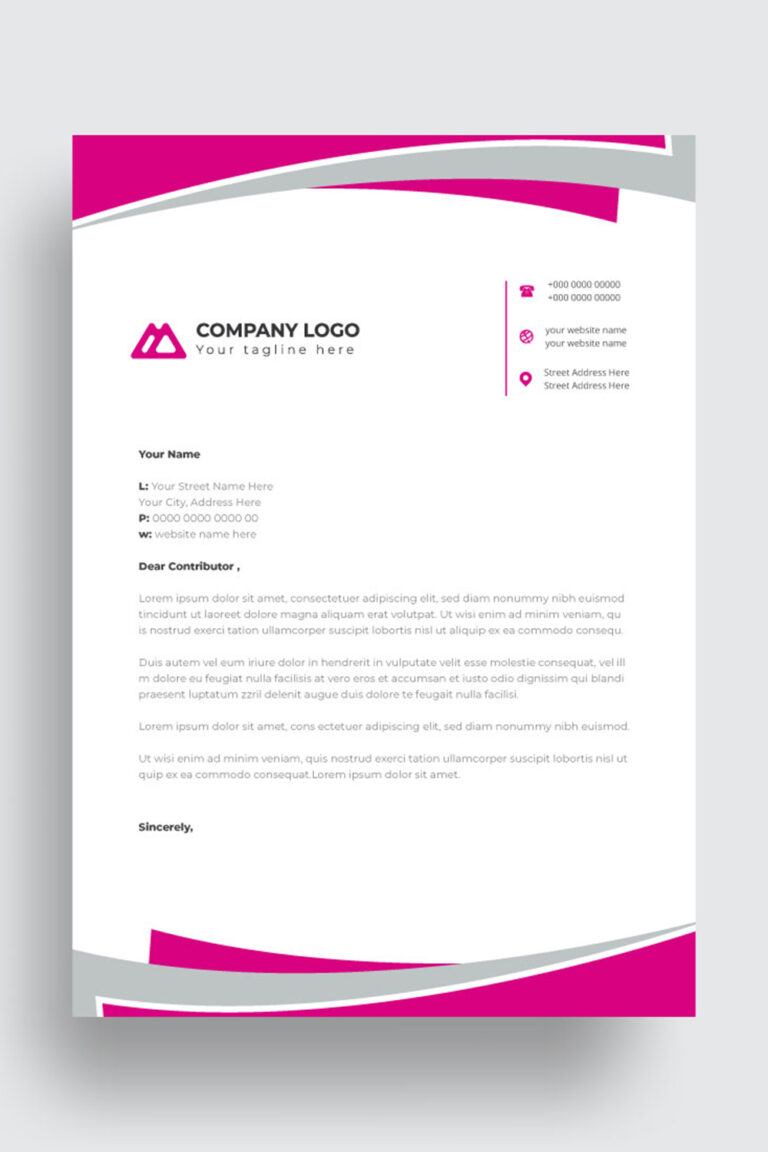 letterhead business corporate template design Vol. 1 - MasterBundles