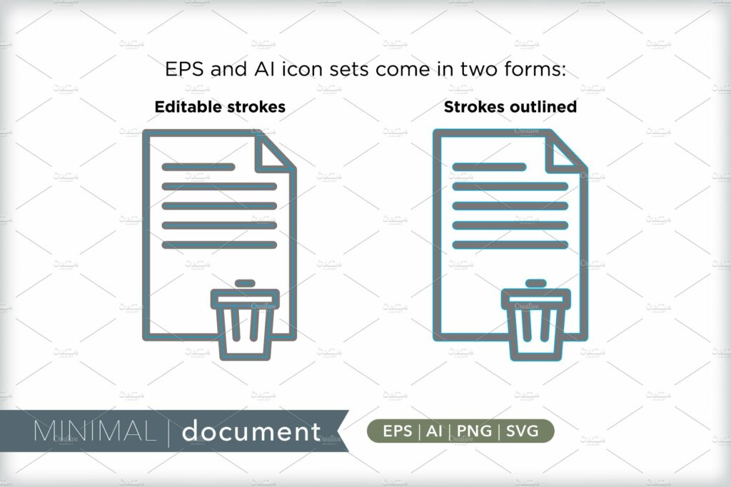 Minimal document icons – MasterBundles
