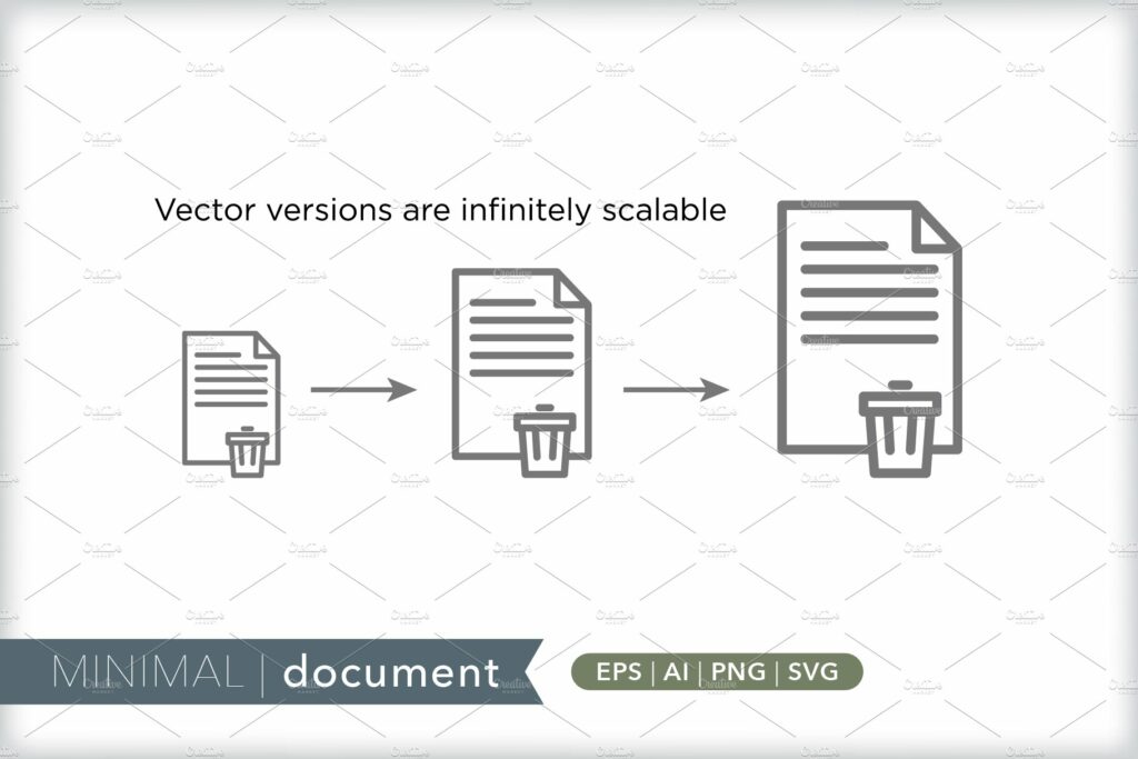 Minimal document icons – MasterBundles