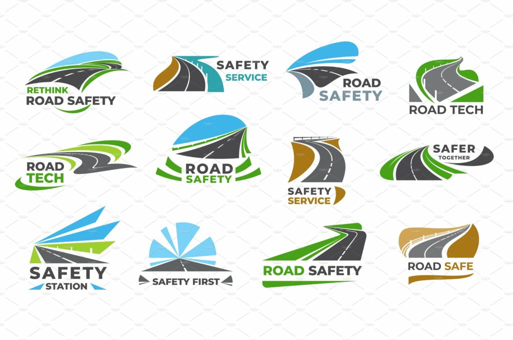 Safety road highway, pathway – MasterBundles