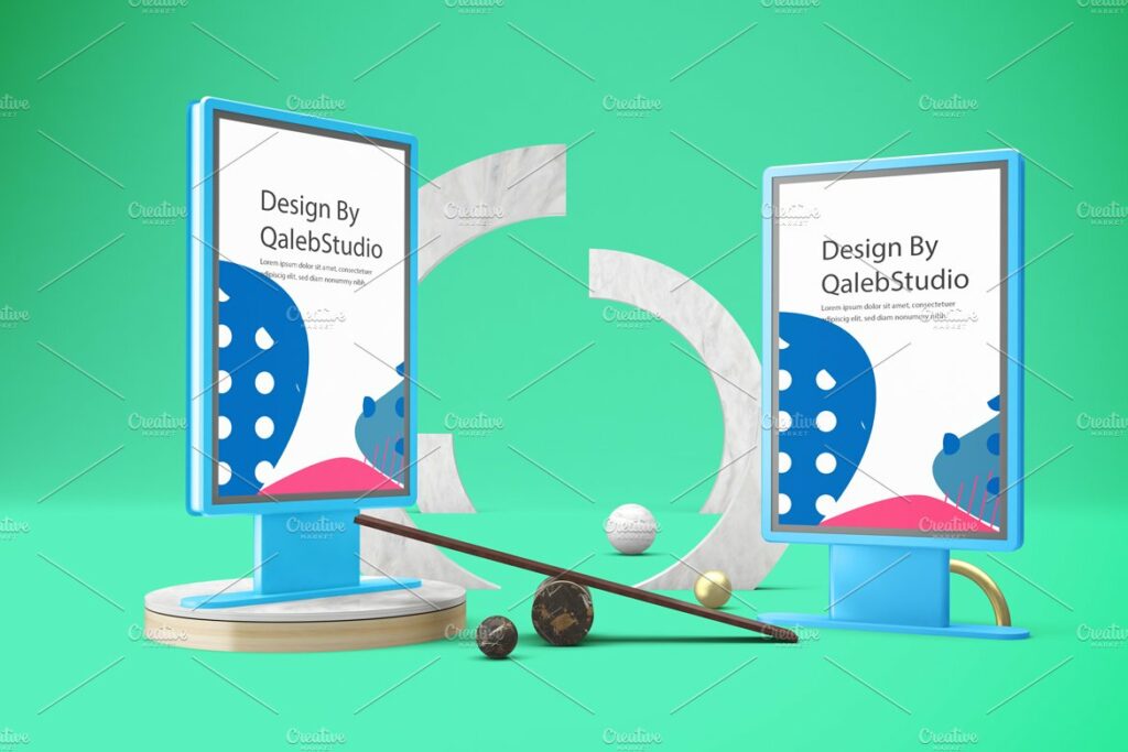 Abstract Billboard Mockup – MasterBundles