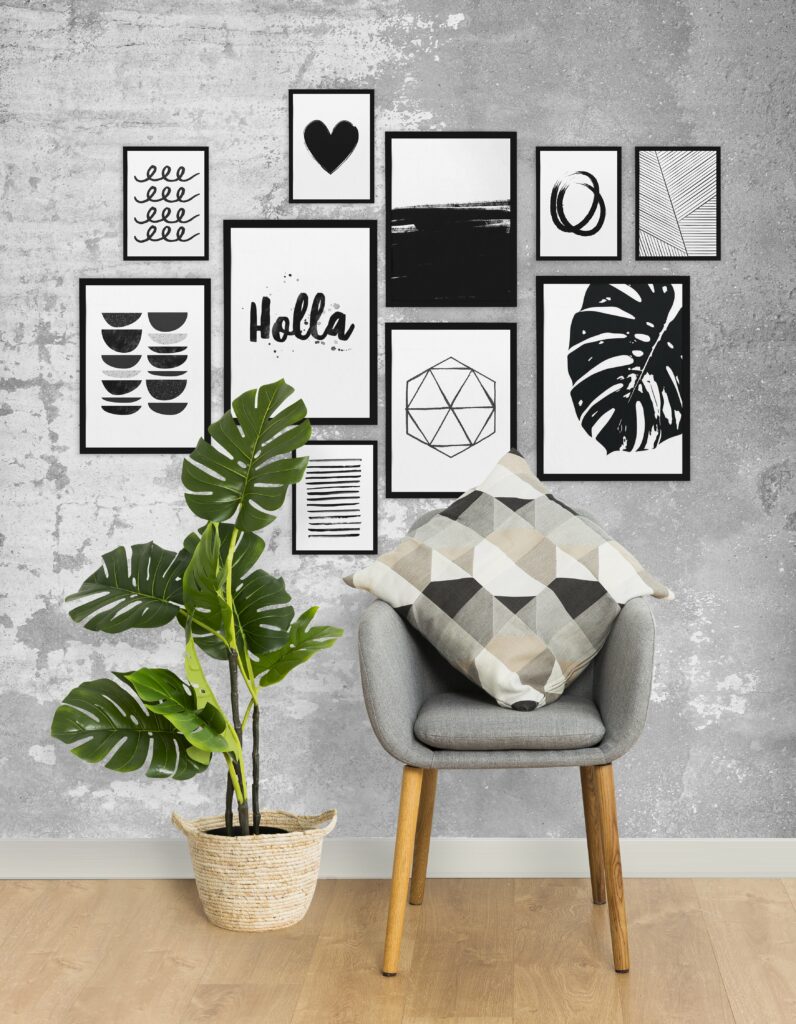 Wall & Frames Scene Creator Mock-ups – MasterBundles