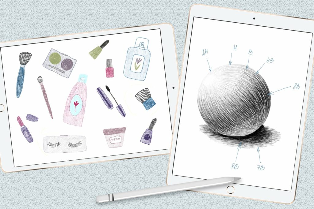 Graphite pencils procreate brushes – MasterBundles