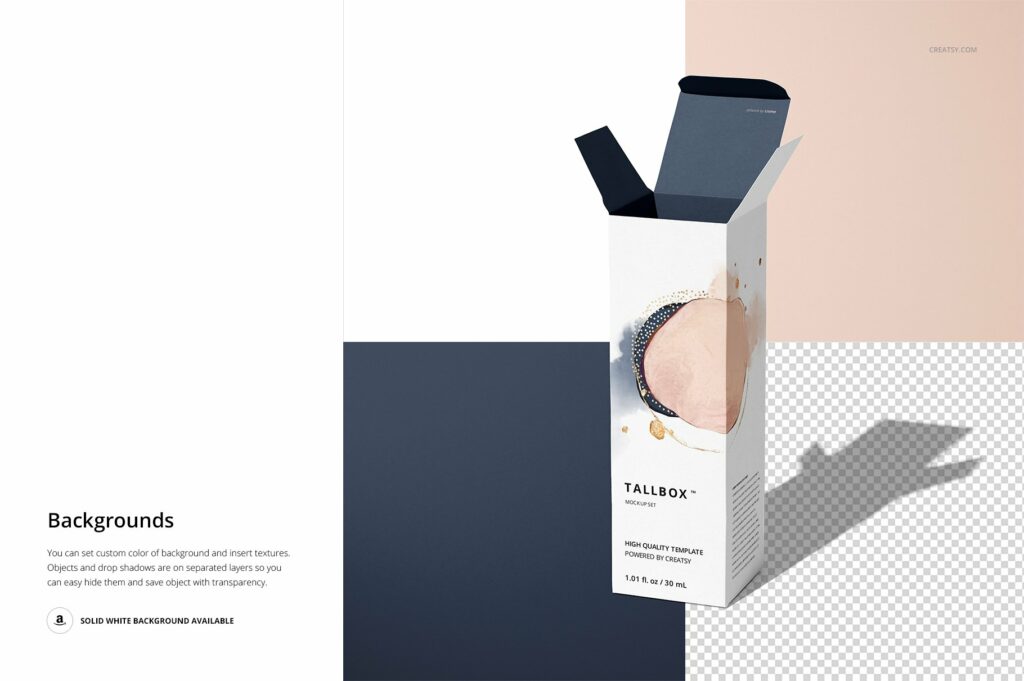 Tall Box Mockup Set – MasterBundles