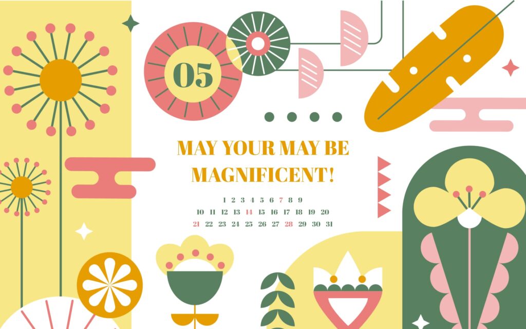 Free May Calendar Printable – MasterBundles