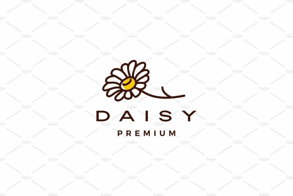 daisy flower logo vector icon – MasterBundles