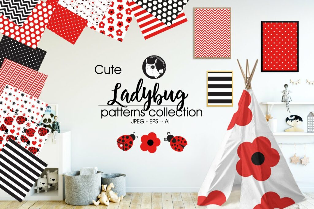 LADYBUG Pattern collection – MasterBundles