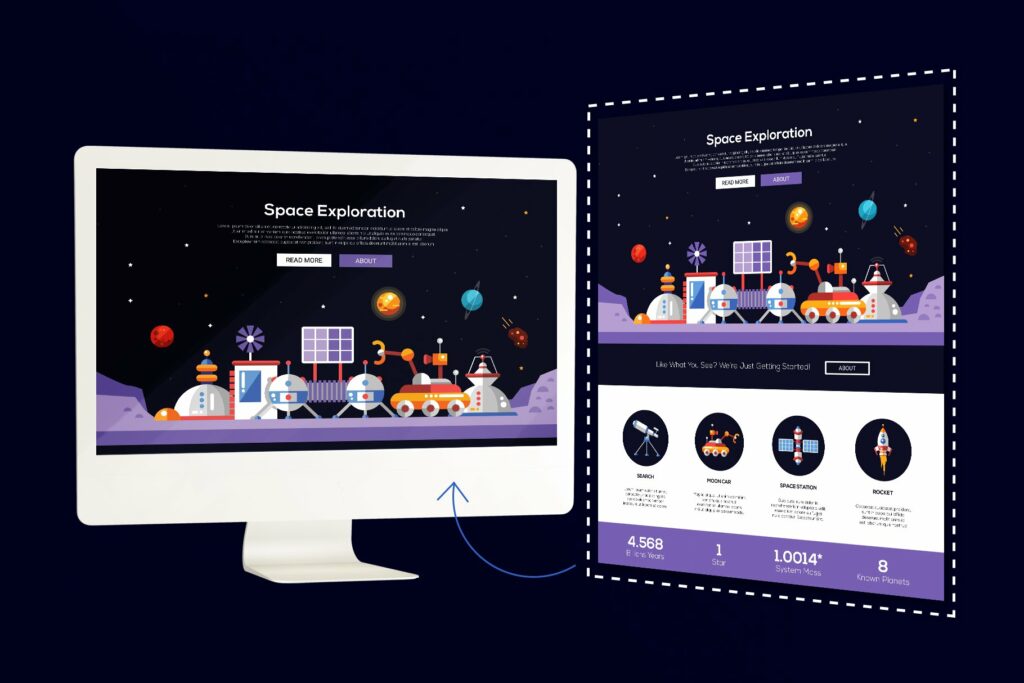 Space - Flat Design Elements Bundle – MasterBundles