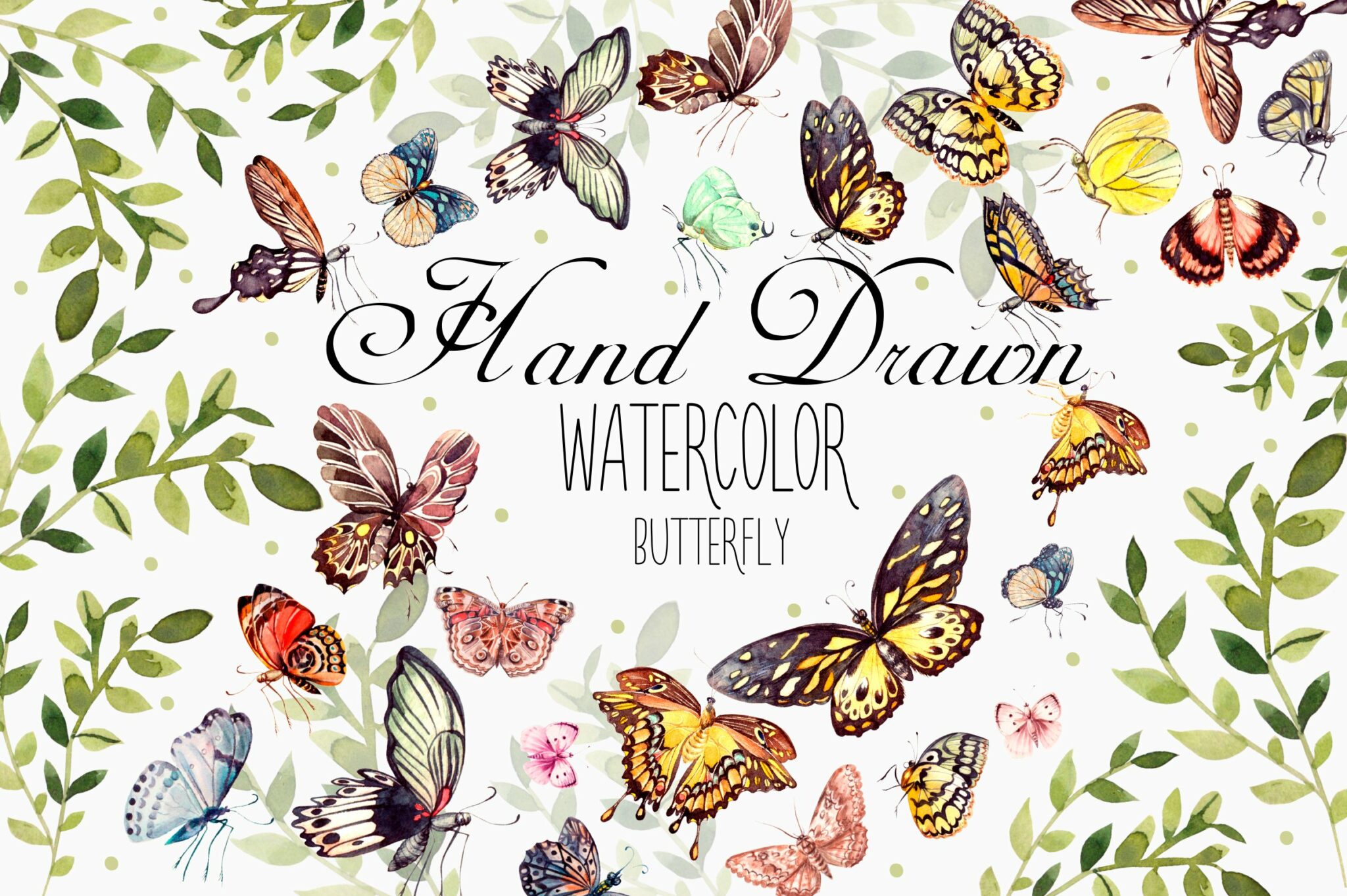 Beautiful watercolor butterflies – MasterBundles