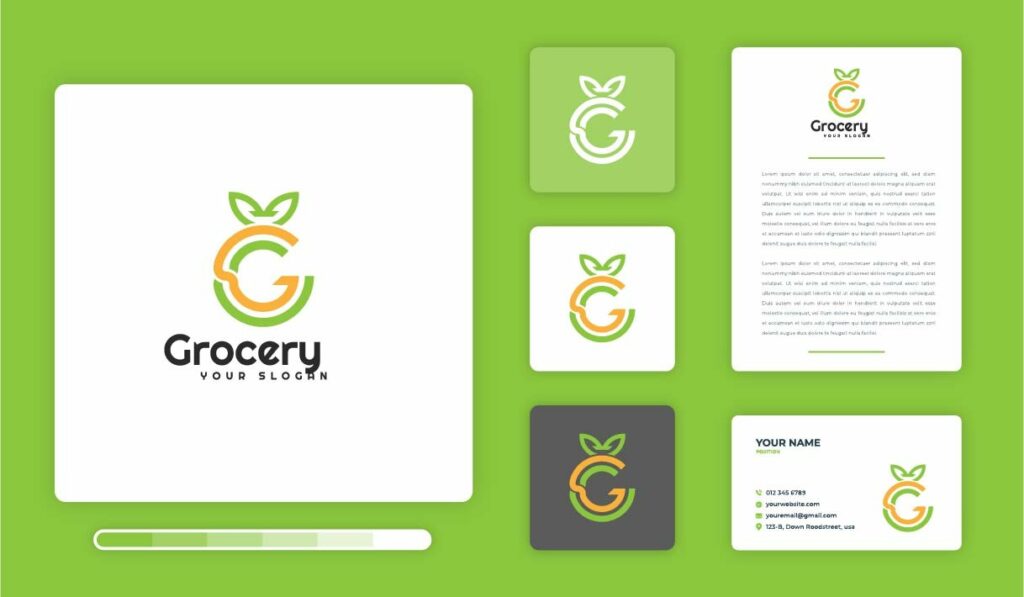 Grocery Logo Design Template – MasterBundles