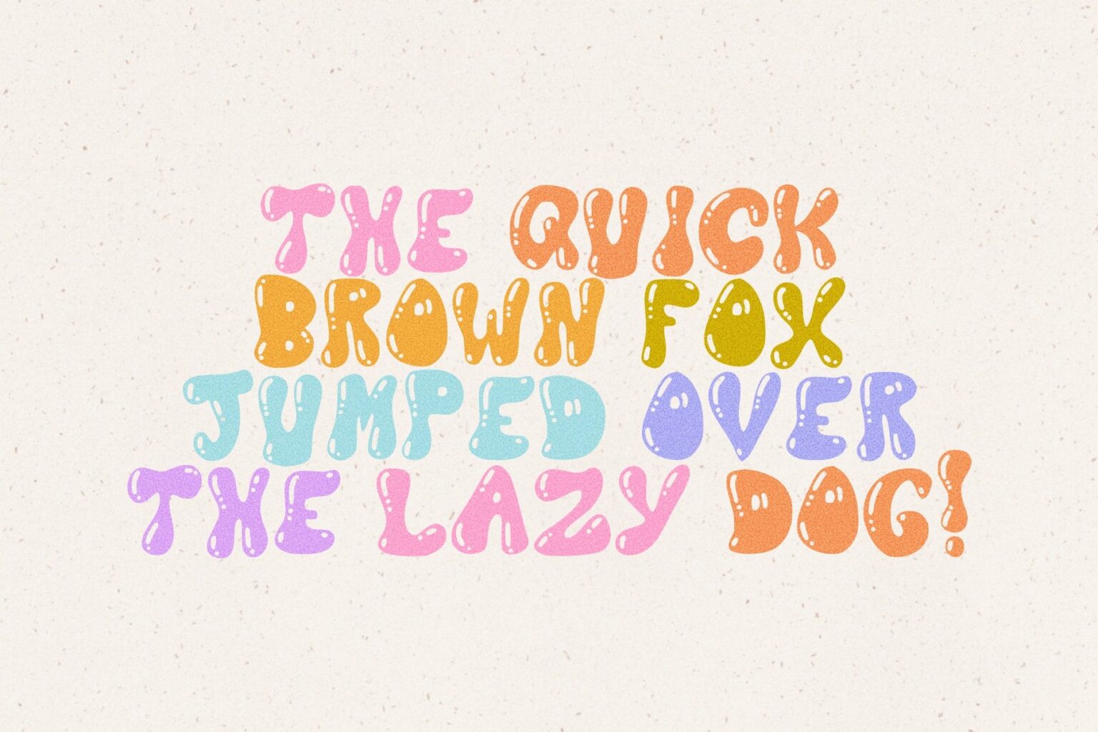 Psychedelic Bubble Juicy Font – MasterBundles