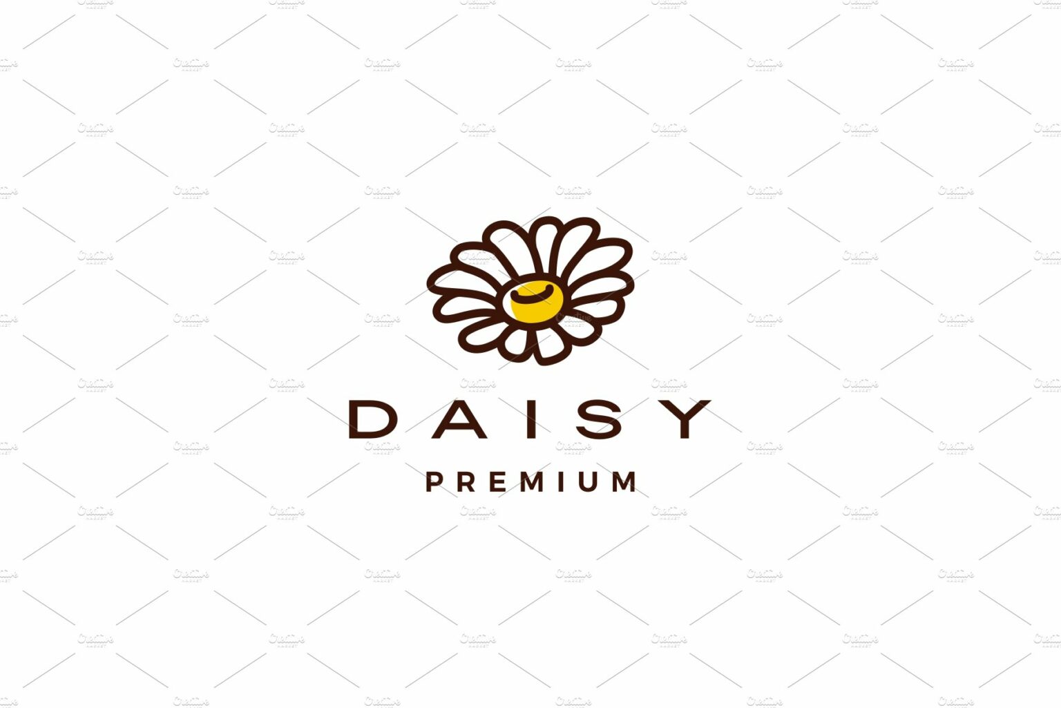 daisy flower logo vector icon – MasterBundles