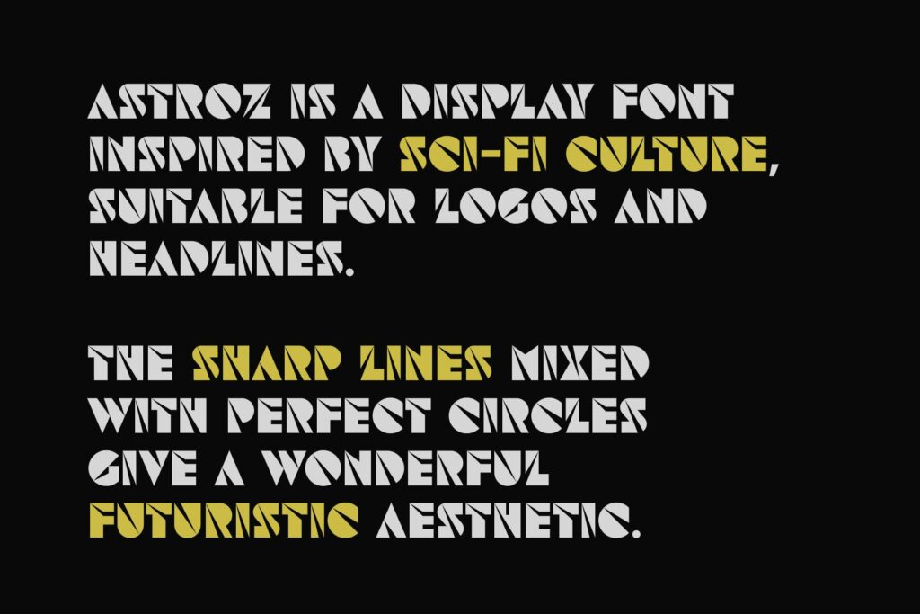 Astroz - Space Futuristic SciFi Font – MasterBundles