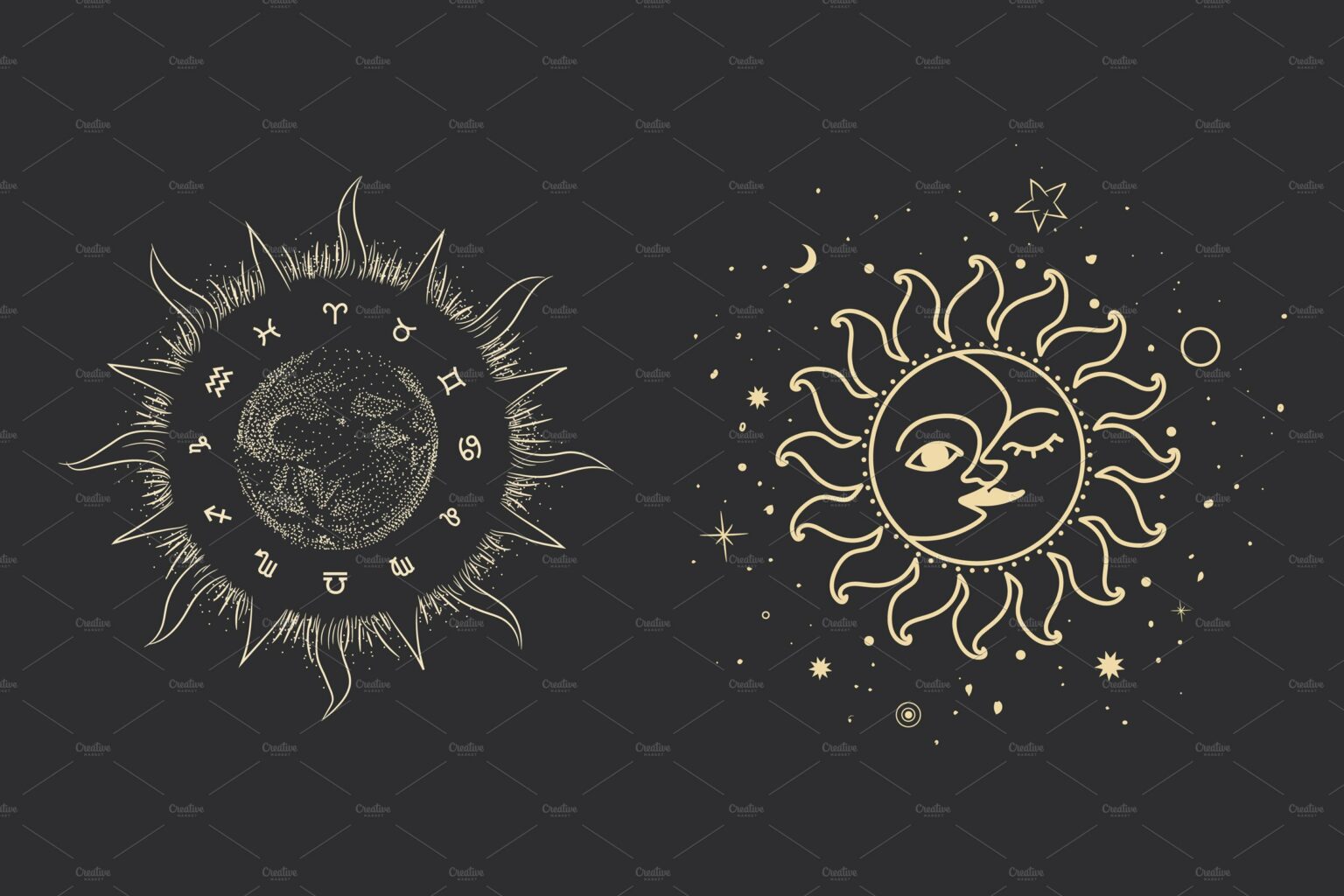 Cosmic signs and symbols – MasterBundles