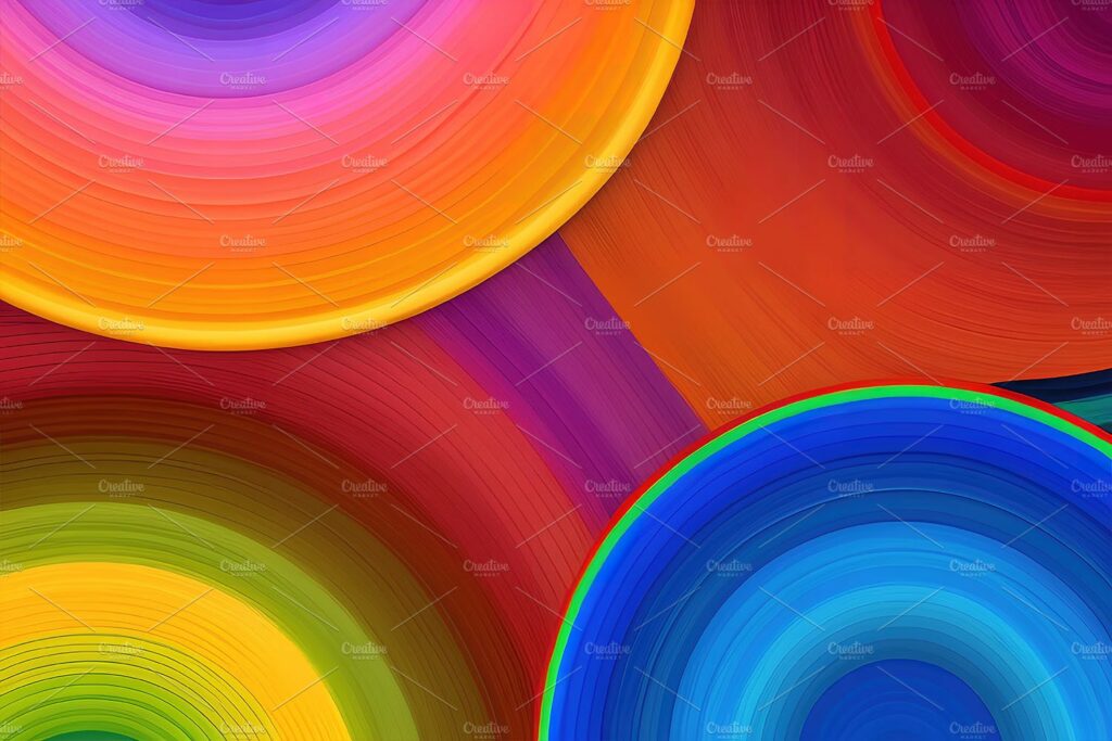 Rainbow Textures background – MasterBundles