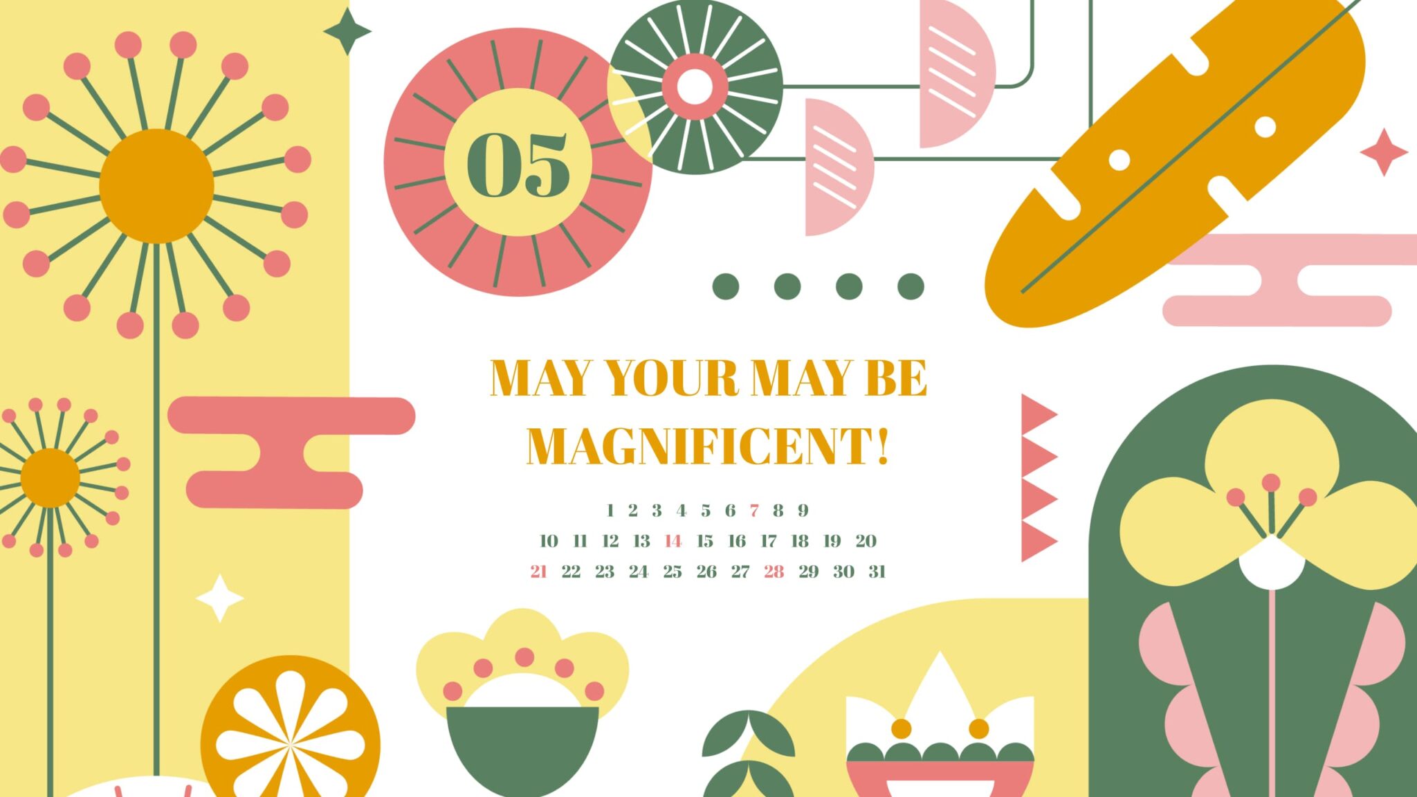 Free May Calendar Printable – MasterBundles