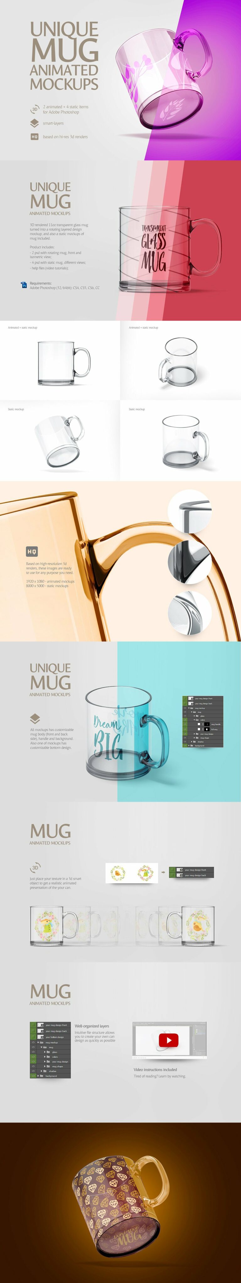 Mug Animated Mockups Bundle – MasterBundles