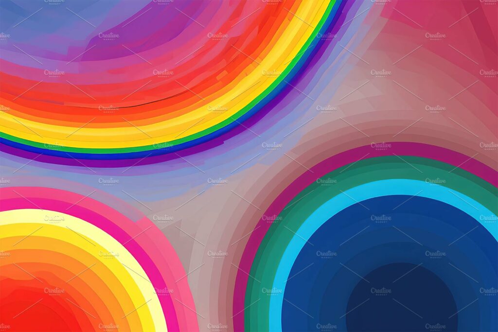Rainbow Textures background – MasterBundles