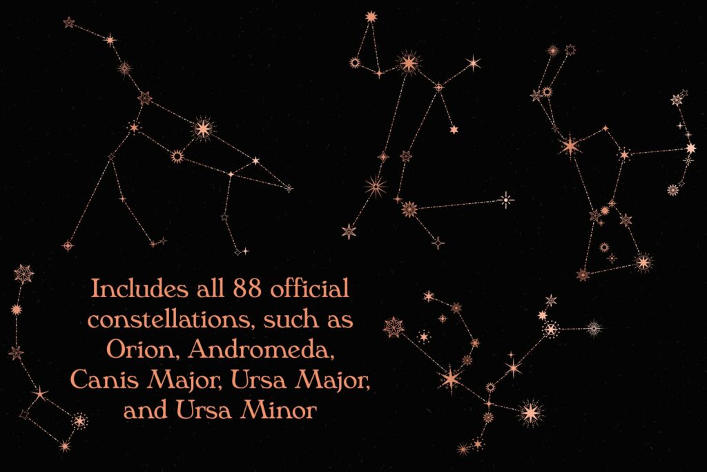 88 Star Constellations – MasterBundles