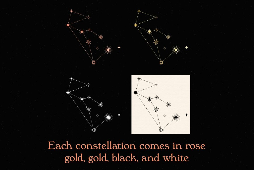 88 Star Constellations – MasterBundles